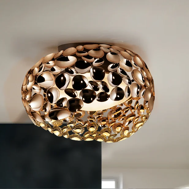 Rose Gold Ceiling Light Raak Amsterdam Ceiling Light, 60s | #165237
