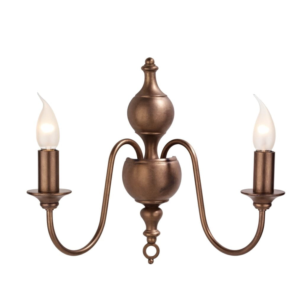 David Hunt Lighting Flemish bronze wall light FLE0931